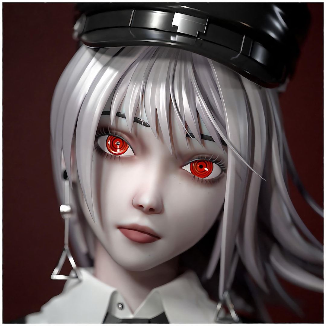 Crimson Reaper Girl STL 3D Print Figurine | Dark Fantasy Female Statue ...