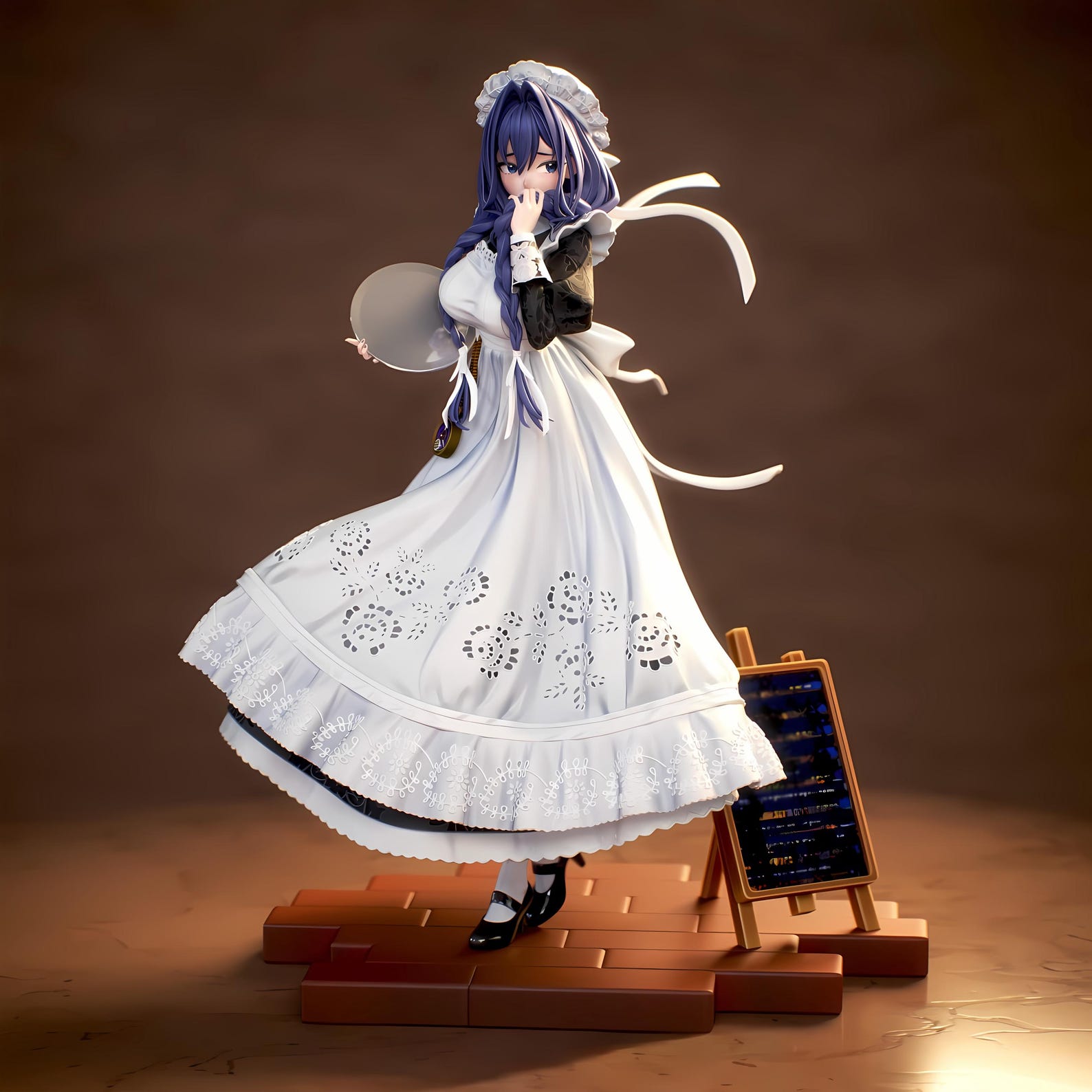 Ouro Kronii 3D Print Figurine | Timekeeper Goddess Model (STL File) - Etsy