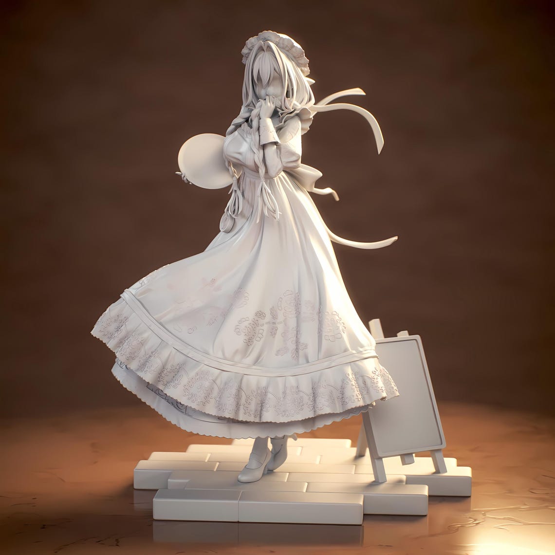 Ouro Kronii 3D Print Figurine | Timekeeper Goddess Model (STL File) - Etsy