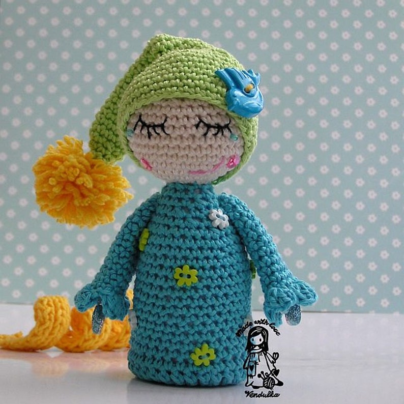 Crochet Elf With Dew Drops on the Lashes - Pdf Pattern - Etsy