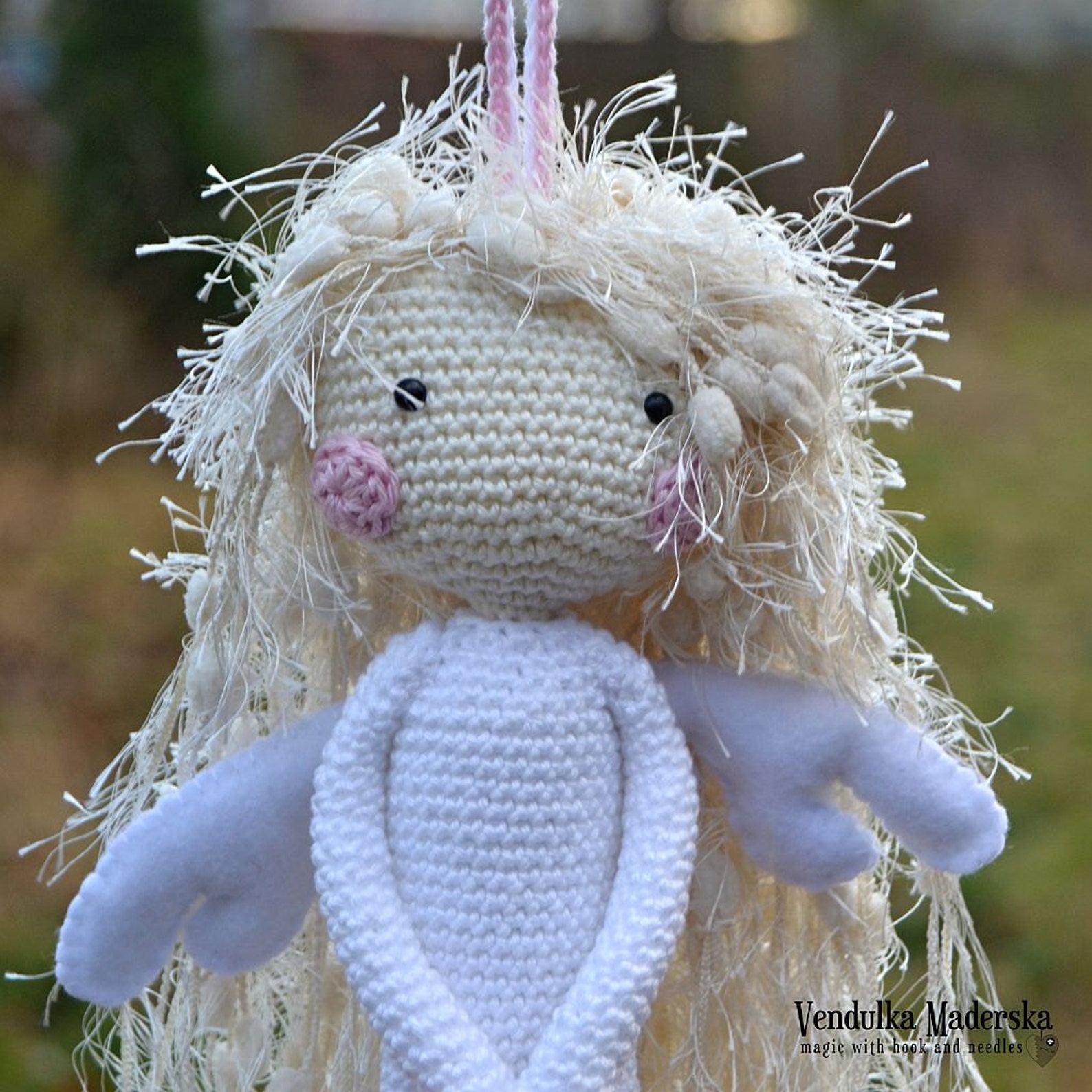 Crochet Pattern Crochet Angel Guardian by Vendulkam / DIY | Etsy