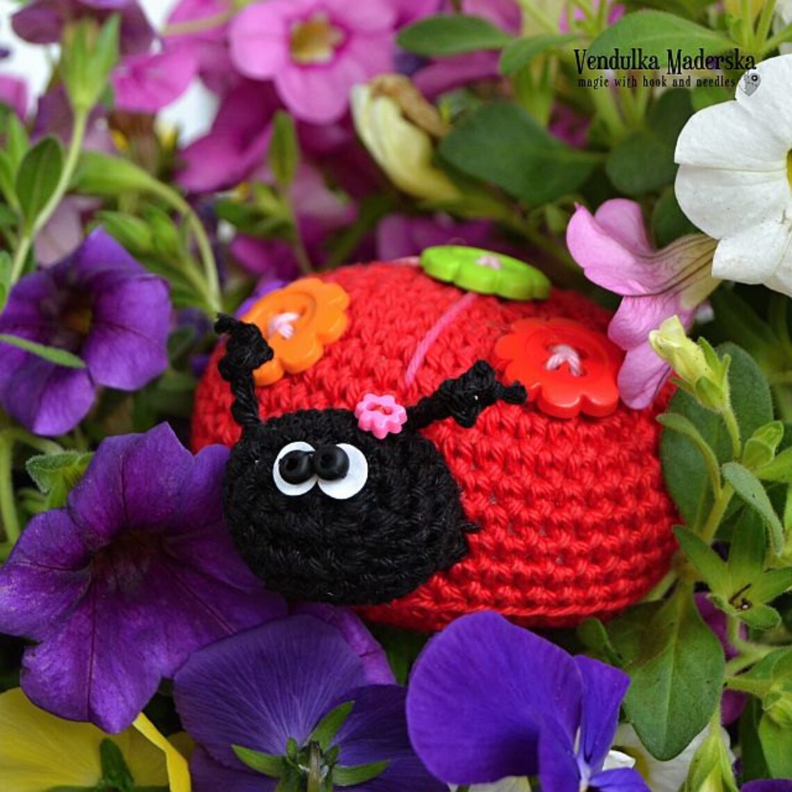 Cute Crochet Ladybug - Pattern, DIY - Etsy