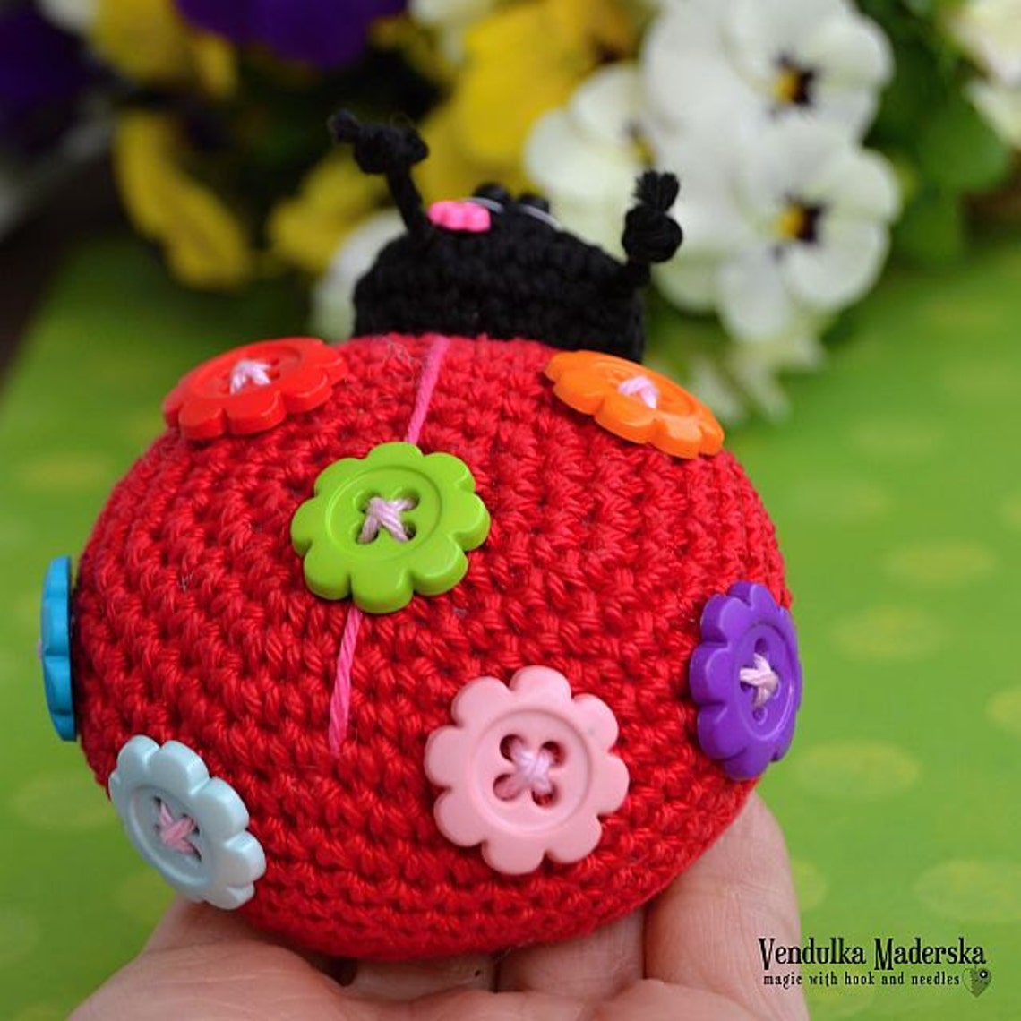 Cute Crochet Ladybug - Pattern, DIY - Etsy