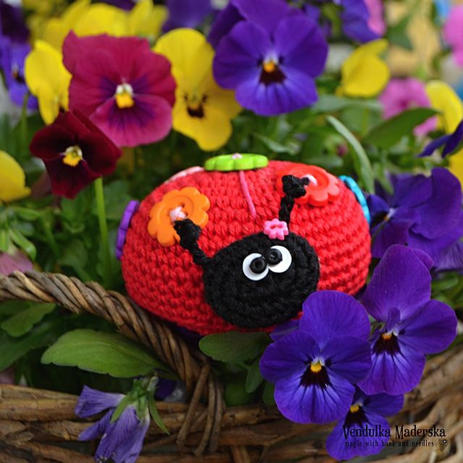 Cute Crochet Ladybug - Pattern, DIY - Etsy