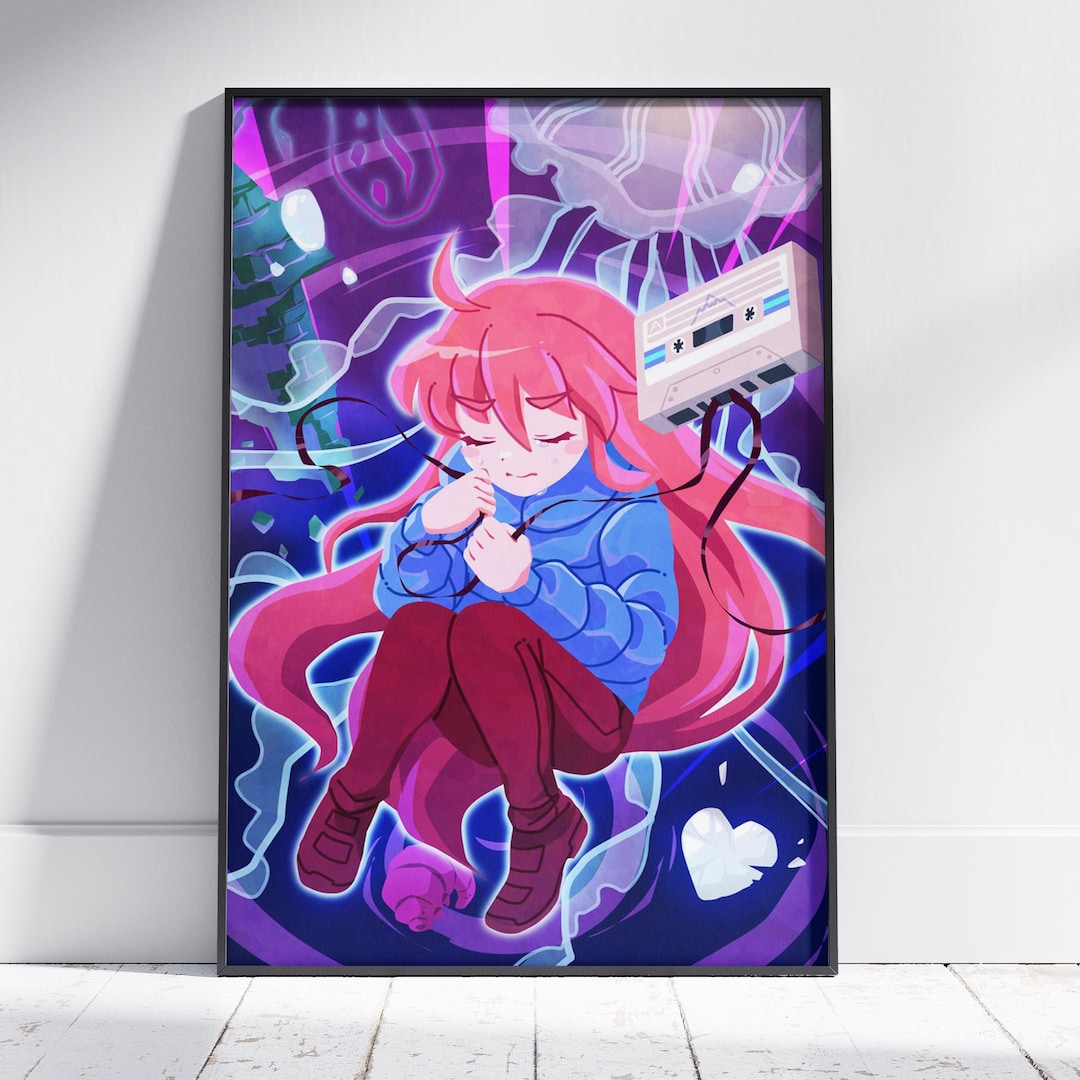 Celeste Poster | Madeline Wall Art | Unframed Canvas Print | Gift Game ...