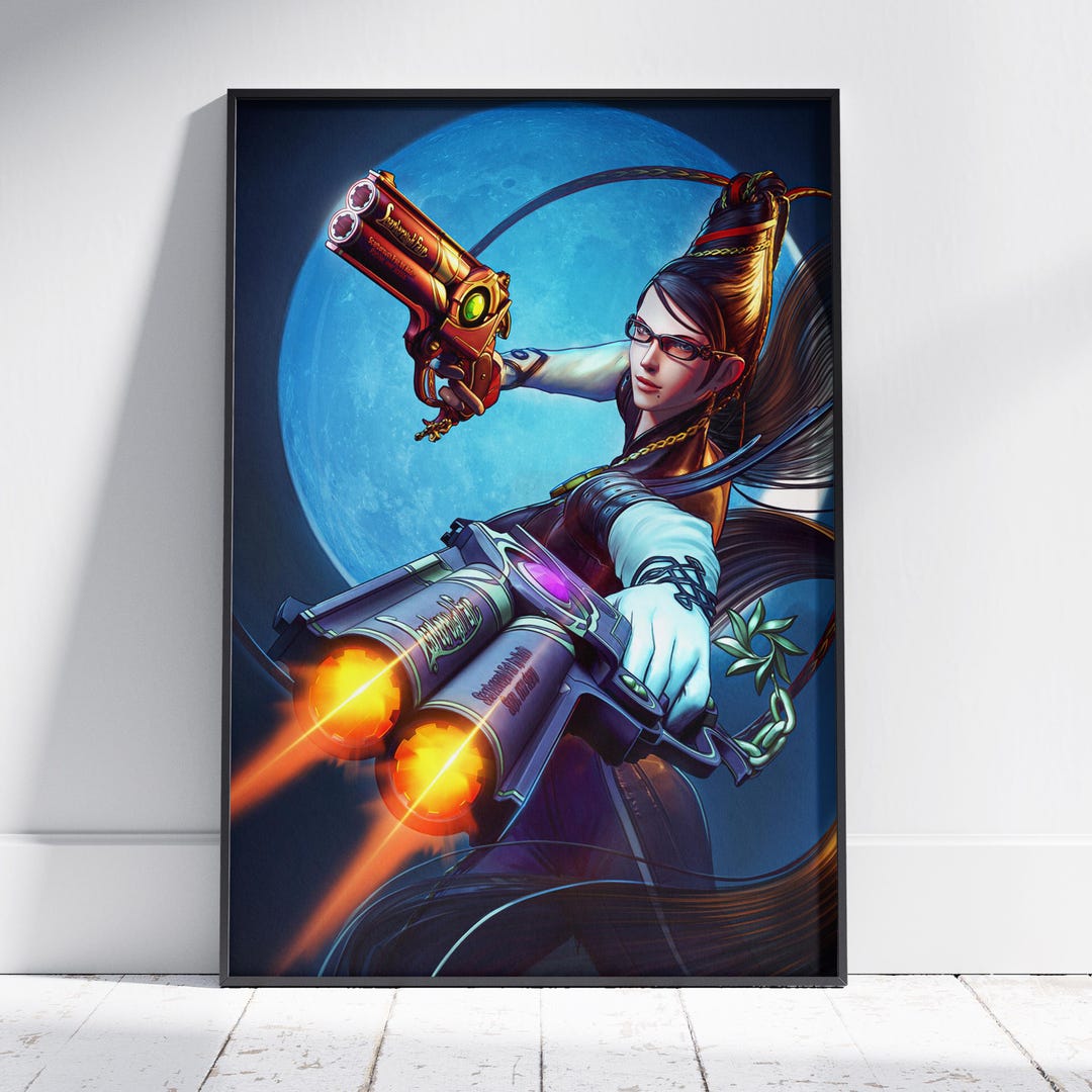 Bayonetta Poster | Cereza Wall Art | Unframed Canvas Print | Gift Game ...