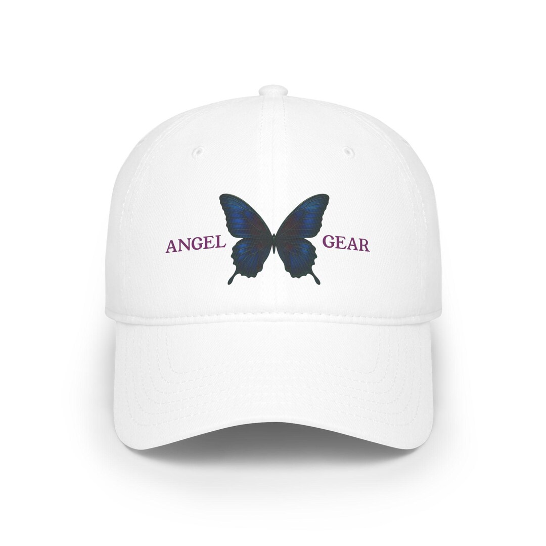 Butterfly Emblem Baseball Cap: Cotton Trendy Low Profile Hat - Etsy