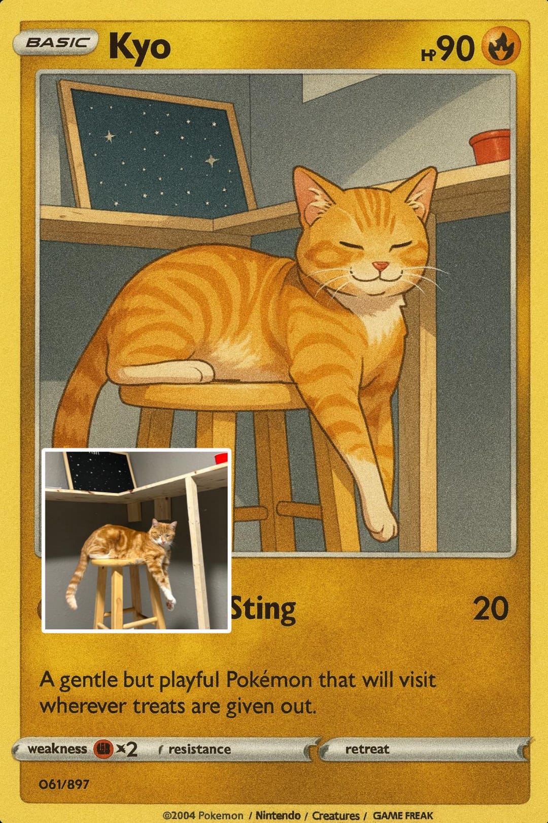 Pokémon Pet Card – Turn Your Cat or Dog Into a Pokémon – Funny Custom ...