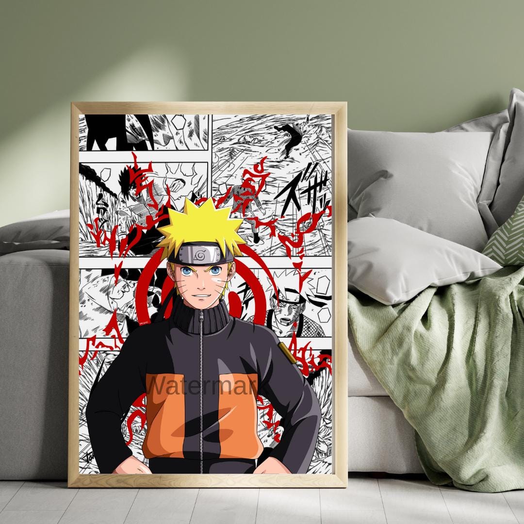 Naruto Manga Art Print – Naruto Anime Poster (digital Download) - Etsy