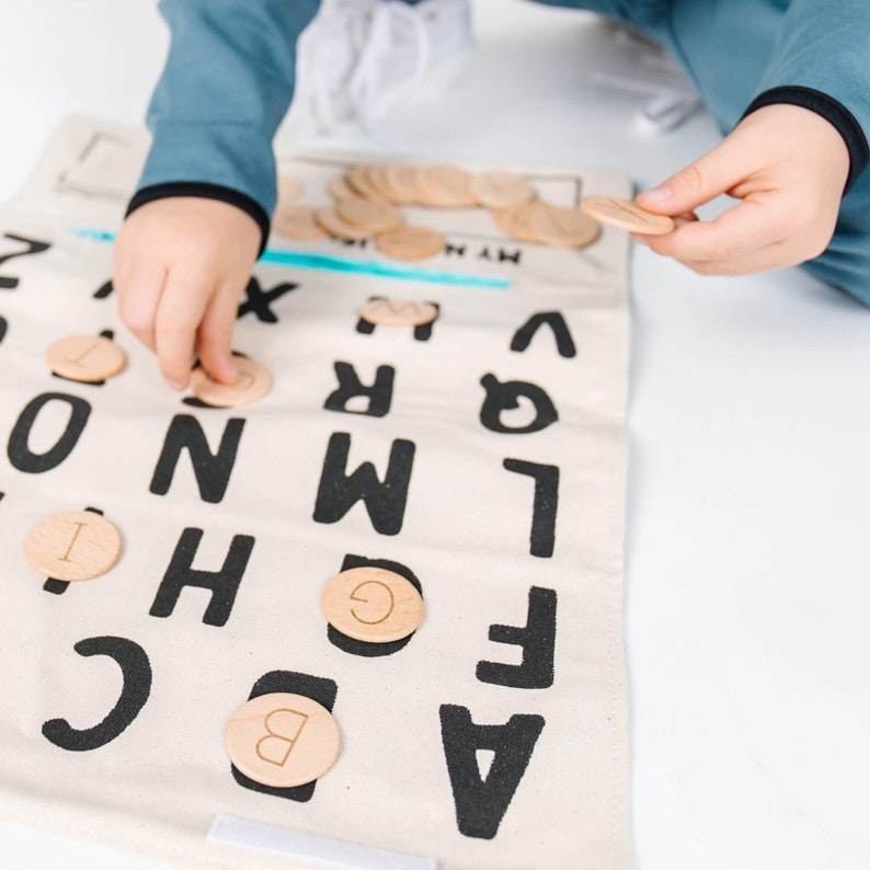 Alphabet Play Mat ABC Letter Mat Kids Alphabet Sensory Toys Preschool ...