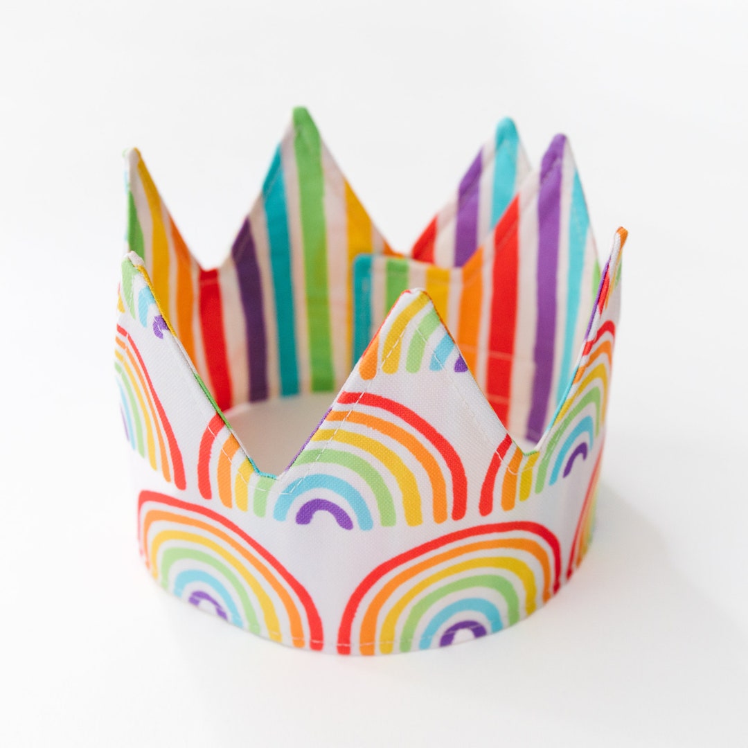 Rainbow Crown Pride Costume Rainbow Halloween Costume LGBTQ Pride Hat ...