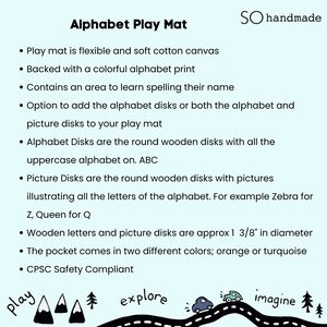 ABC Reading Play Mat Preschool Toys Preschool Activities Preschool ...