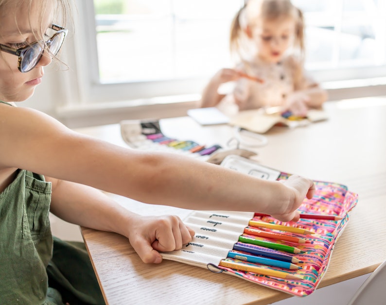Kids Colored Pencils Home School Supplies Travel Pencil - Etsy