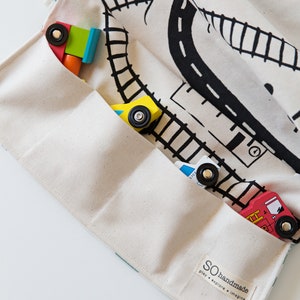 Large Train Play Mat Organic Play Mat Road Play Mat Travel Train ...