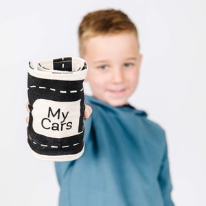 Organic TOY CAR ROLL Small Cars Toy Car Storage Kids Birthday Gifts ...