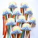 Set of 10 Rainbow Wands, Rainbow Party Favors, Set of Magic Wands ...