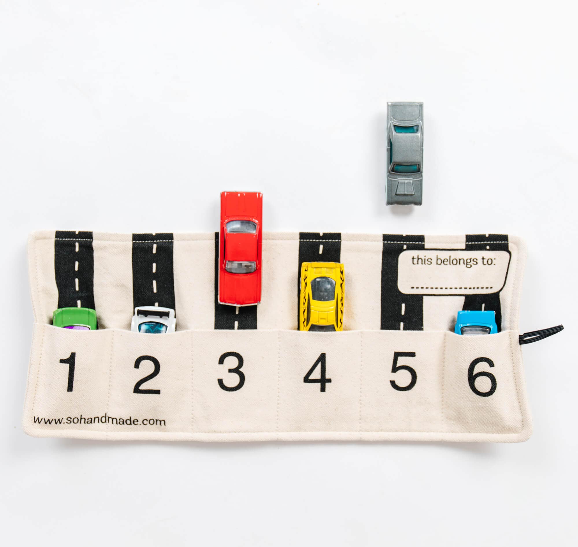 Organic TOY CAR ROLL Small Cars Toy Car Storage Kids Birthday Gifts ...