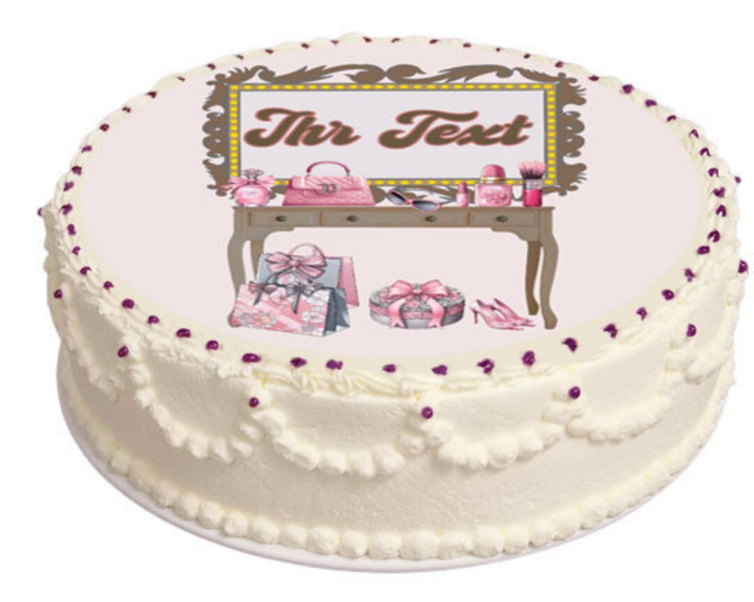 Personalisierter Tortenaufleger, Topper, Sticker, Fashion - Etsy