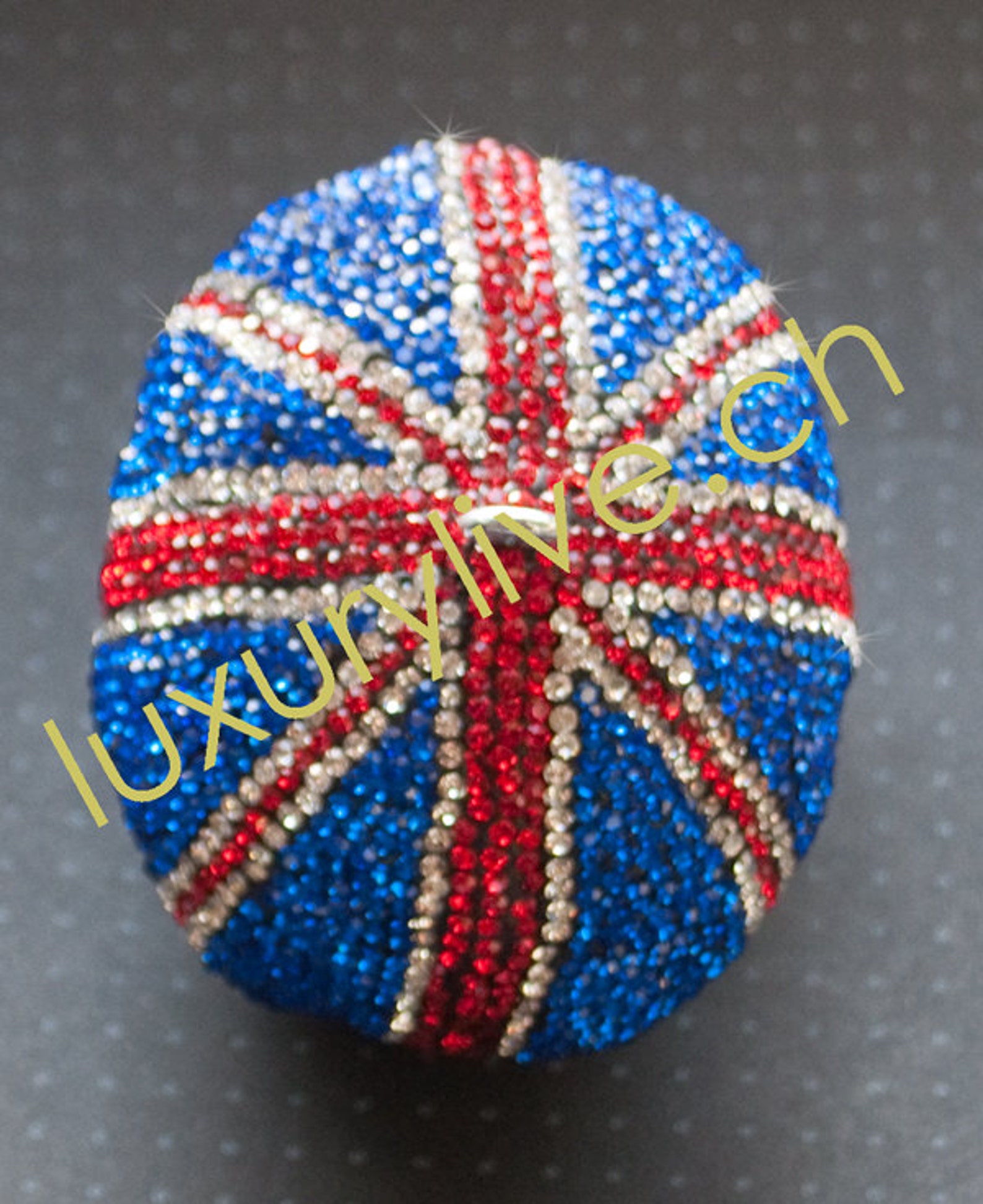 Union Jack Encrusted Skull - Etsy