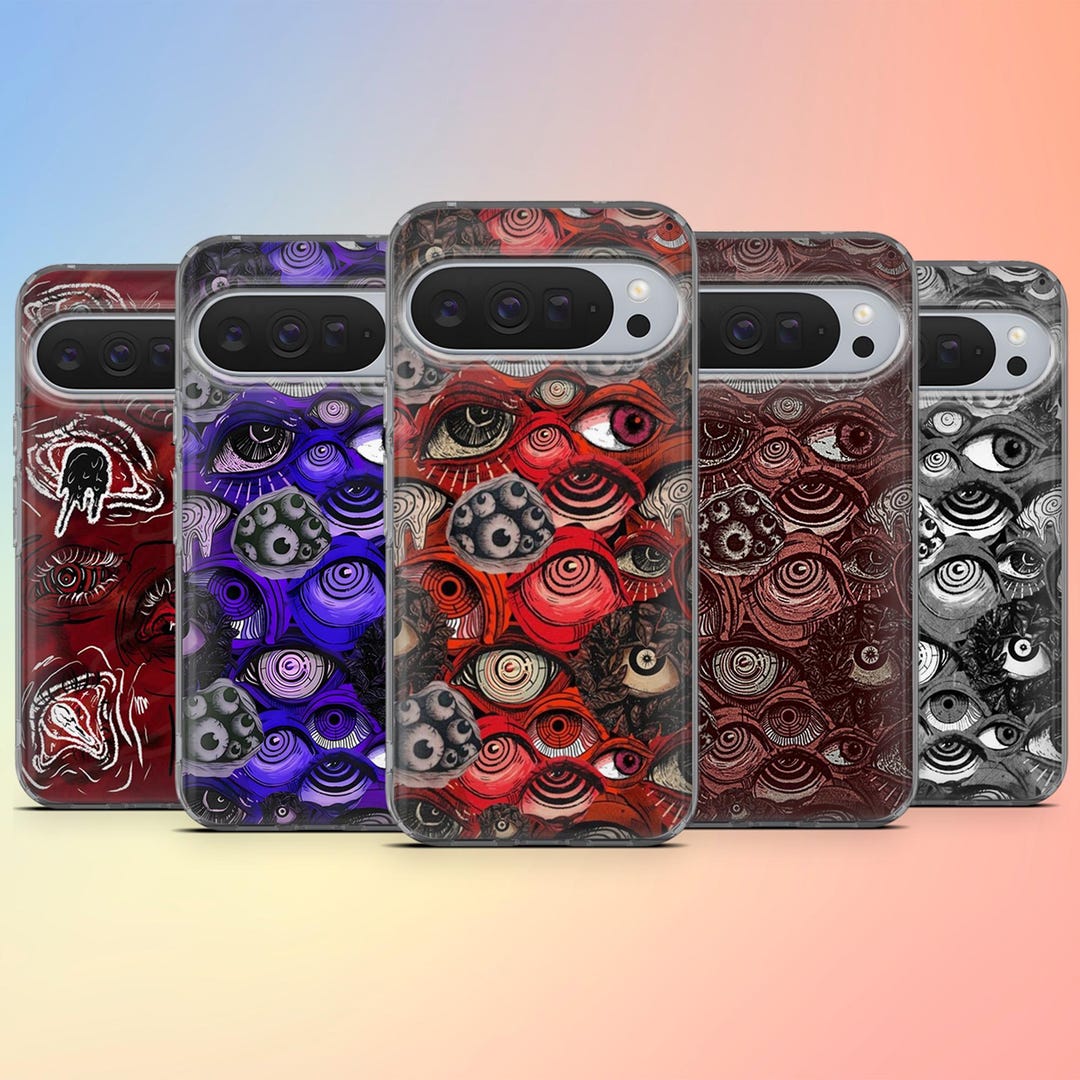 Creepy Eyes Phone Case Gore Horror Scary Cover for Google Pixel 10 ...