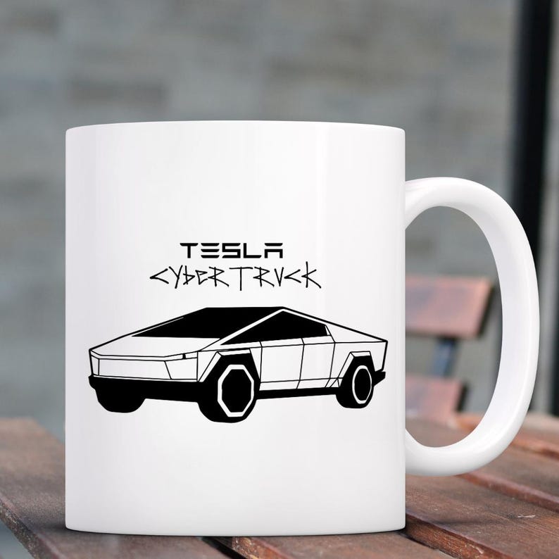 Tesla Cybertruck SVG, Vector for Cricut, Futuristic Pickup Truck, T ...