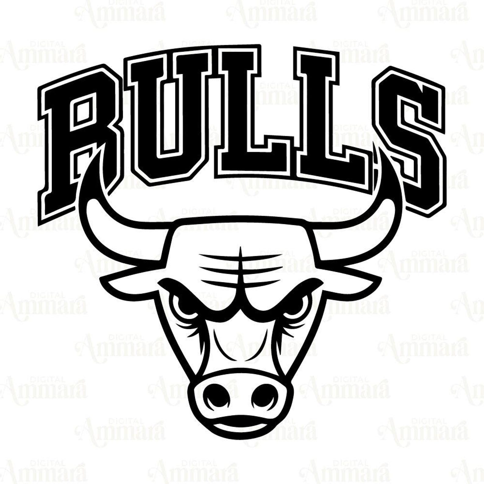 Roaring Bull Mascot SVG, Bulls Head T-shirt Design, Sports Team Logo ...