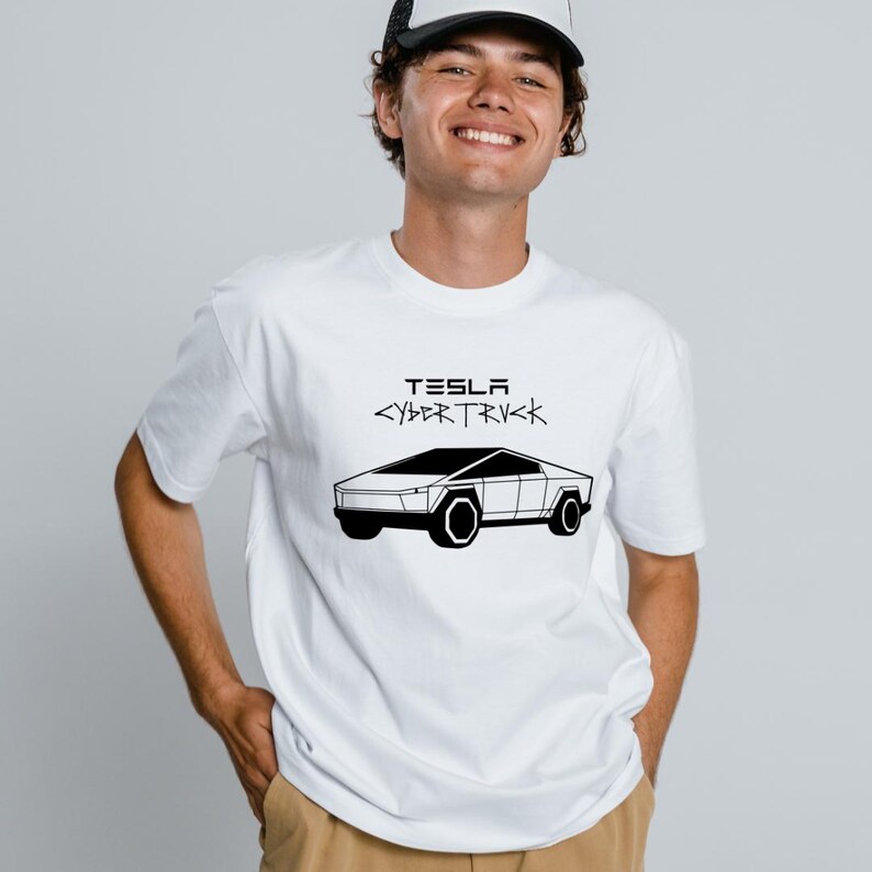 Tesla Cybertruck SVG, Vector for Cricut, Futuristic Pickup Truck, T ...
