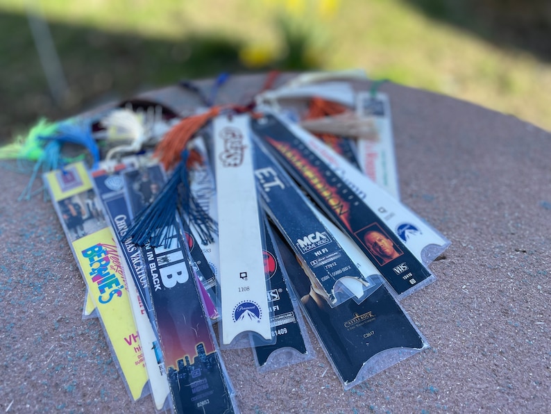 VHS Bookmark , 80s 90s, Book Lover, Movie Lover, Upcycled Unique Gift ...