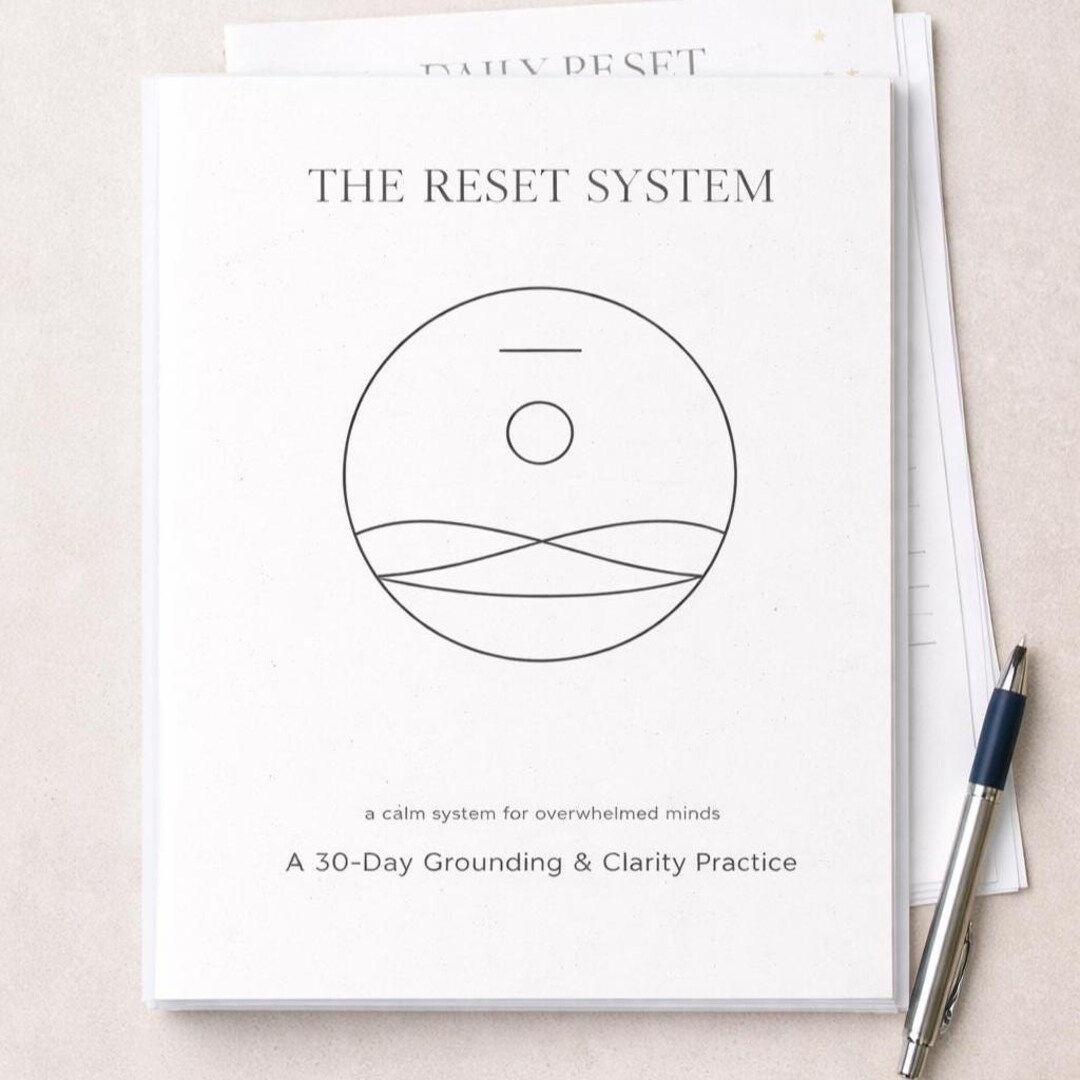 30-day Reset Planner | Daily Grounding & Clarity (printable PDF) - Etsy ...