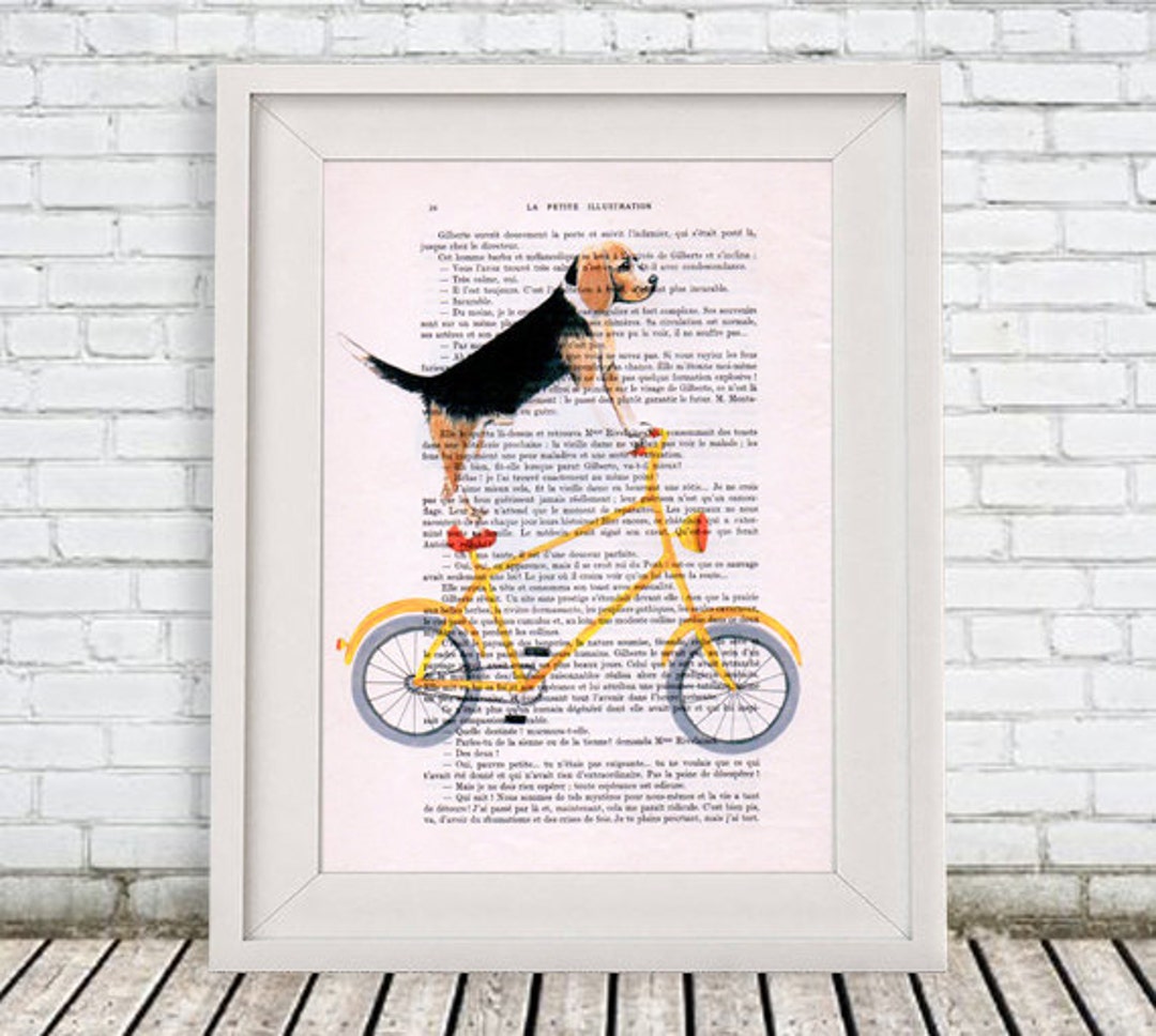 Beagle Print, Beagle Poster, Beagle Illustration Acrylic Painting ...
