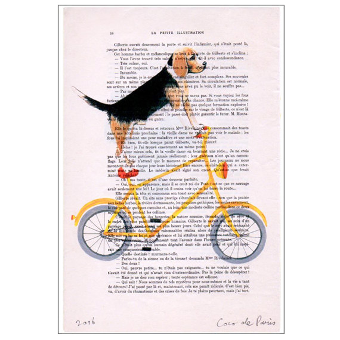 Beagle Print, Beagle Poster, Beagle Illustration Acrylic Painting ...