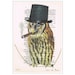 Steampunk Owl Smoking: Art Poster Digital Art Original Illustration Giclee Print Wall Art Wall ...