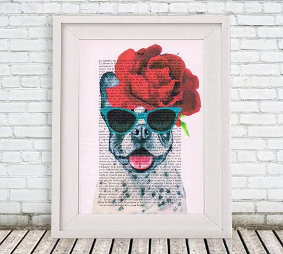 Frenchie Print, Frenchie Lover, Frenchie Art, Frenchie Painting ...