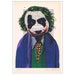 The Joker Panda: Print Art Poster Illustration Acrylic Painting Animal ...