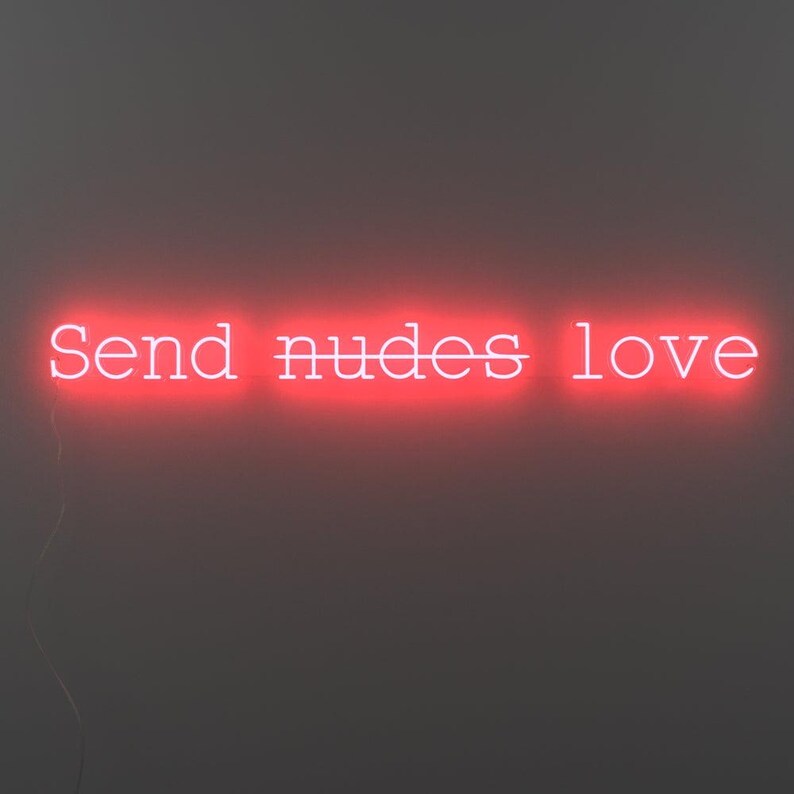 Custom LED Neon Sign: "send Love" Bedroom Wall Decor - Etsy