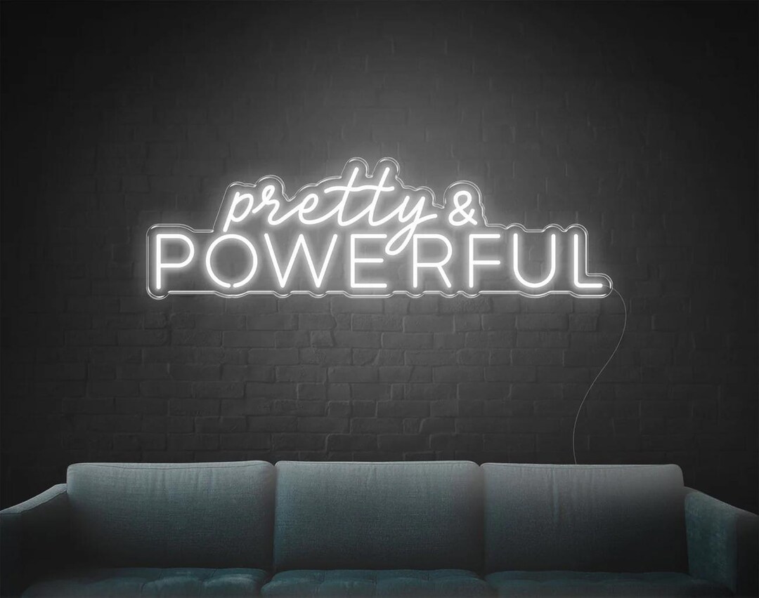 Pretty and Powerful Neon Led Sign WALL Decor, Handmade Home,bar,studio ...