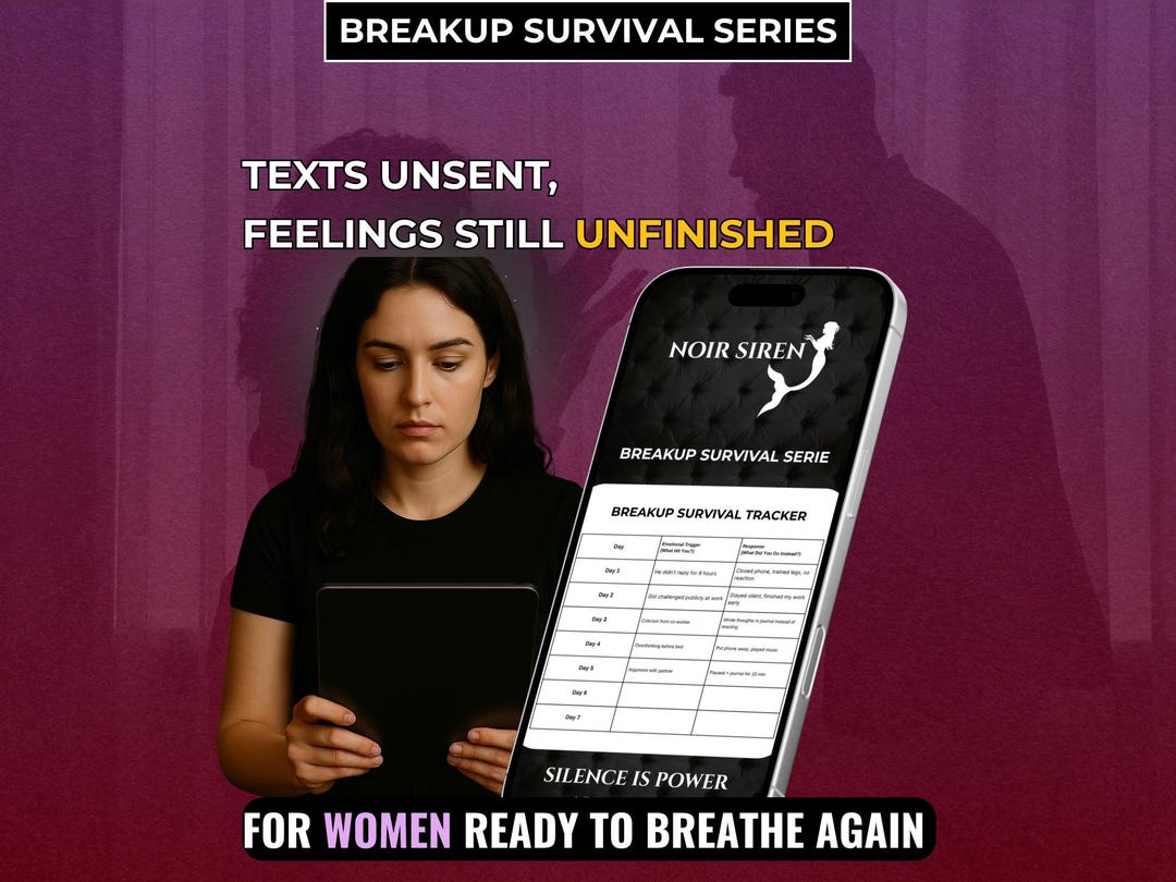Printable Heartbreak PDF Planner - Texts Unsent, Feelings Unfinished ...