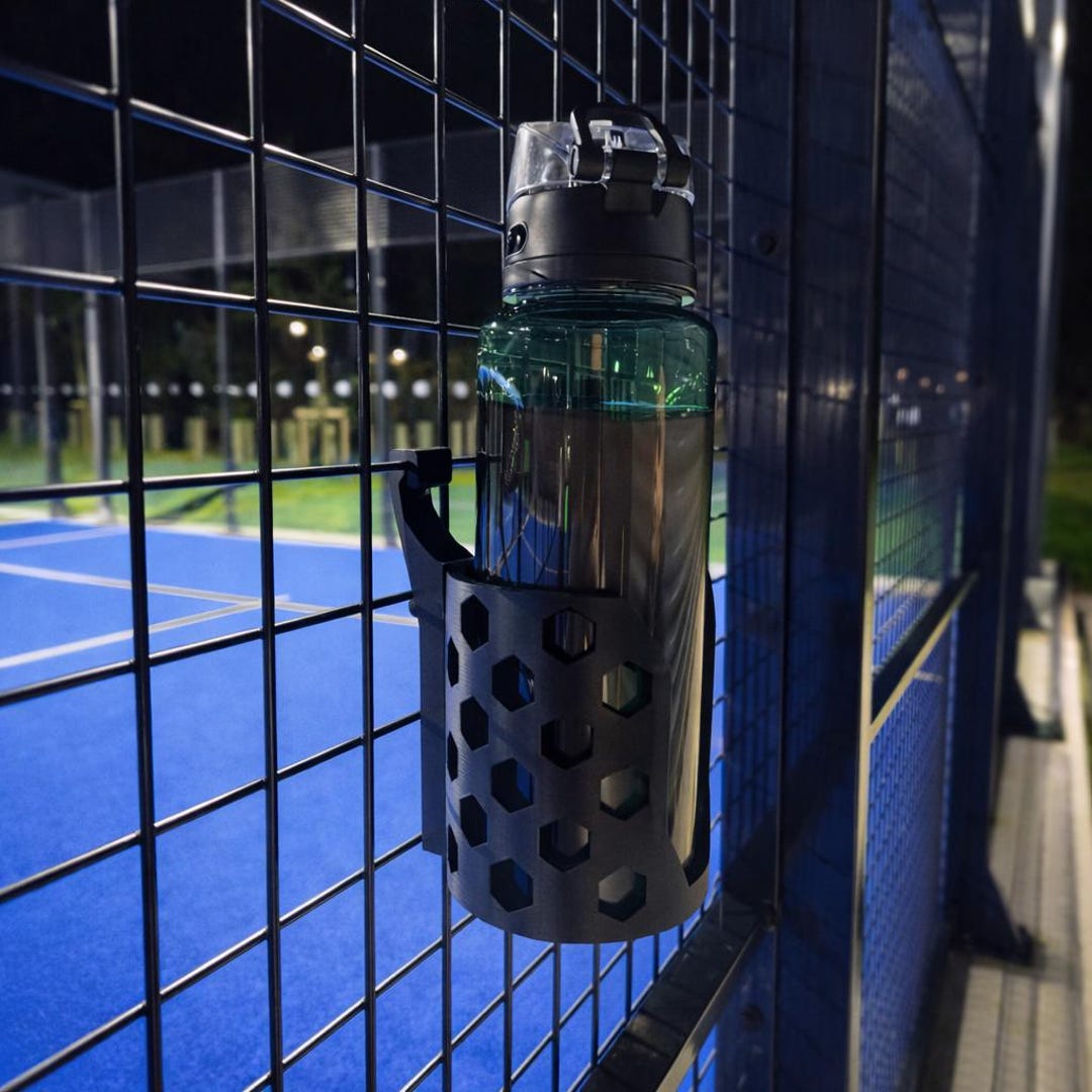 3D Printed Padel Court Bottle Holder | Cage Fence Mount - Etsy