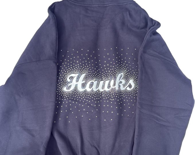CUSTOM Rhinestone Scatter Sweatshirt/ Hoodie - Etsy
