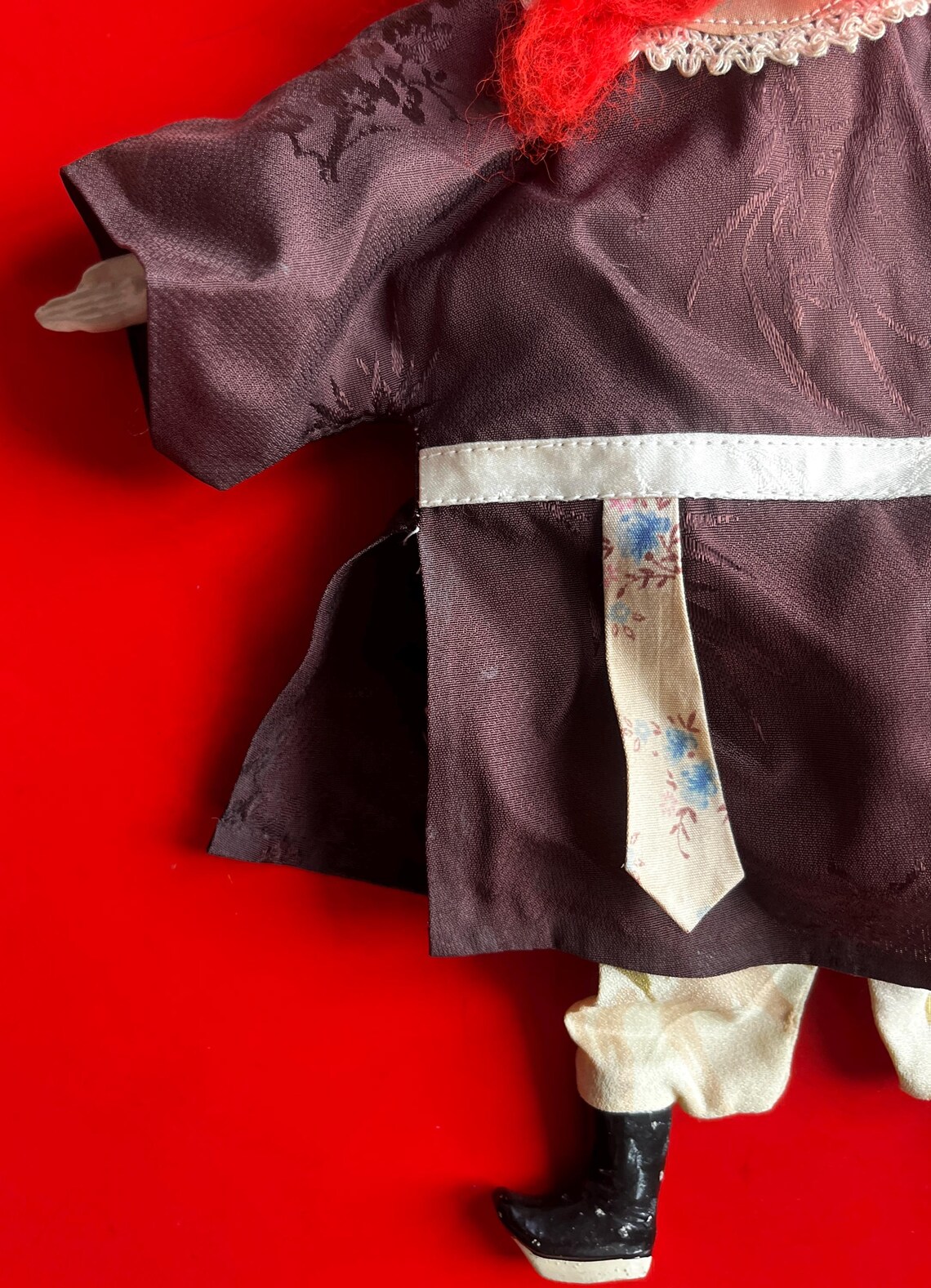 Vintage Chinese Opera Puppet: Mid-century Painted Mask Budaixi ...