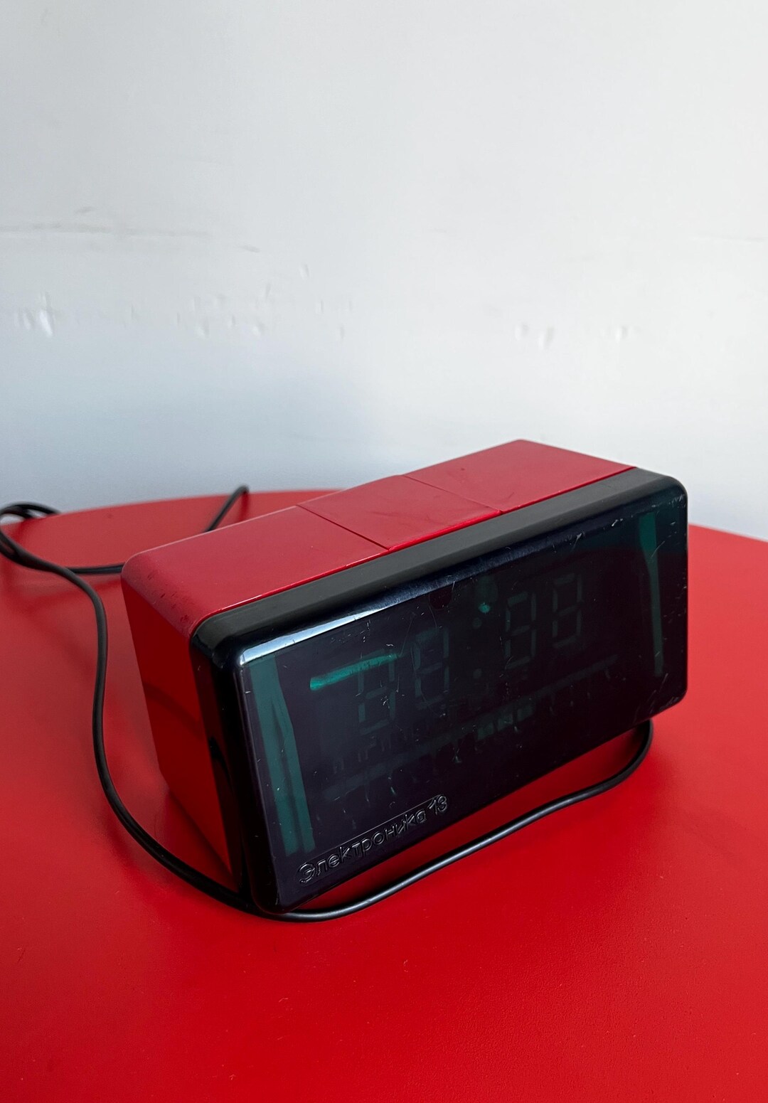 Vintage USSR LED Alarm Clock | Retro Elektronika-19 Desk Clock - Etsy