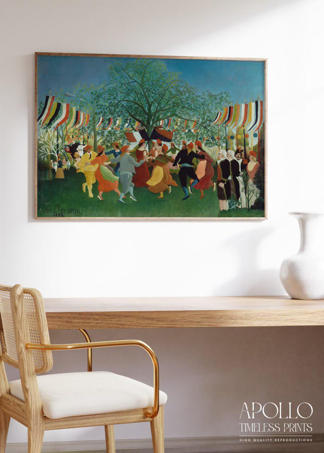 Henri Rousseau Carnival Evening Poster, Vintage French Festival ...
