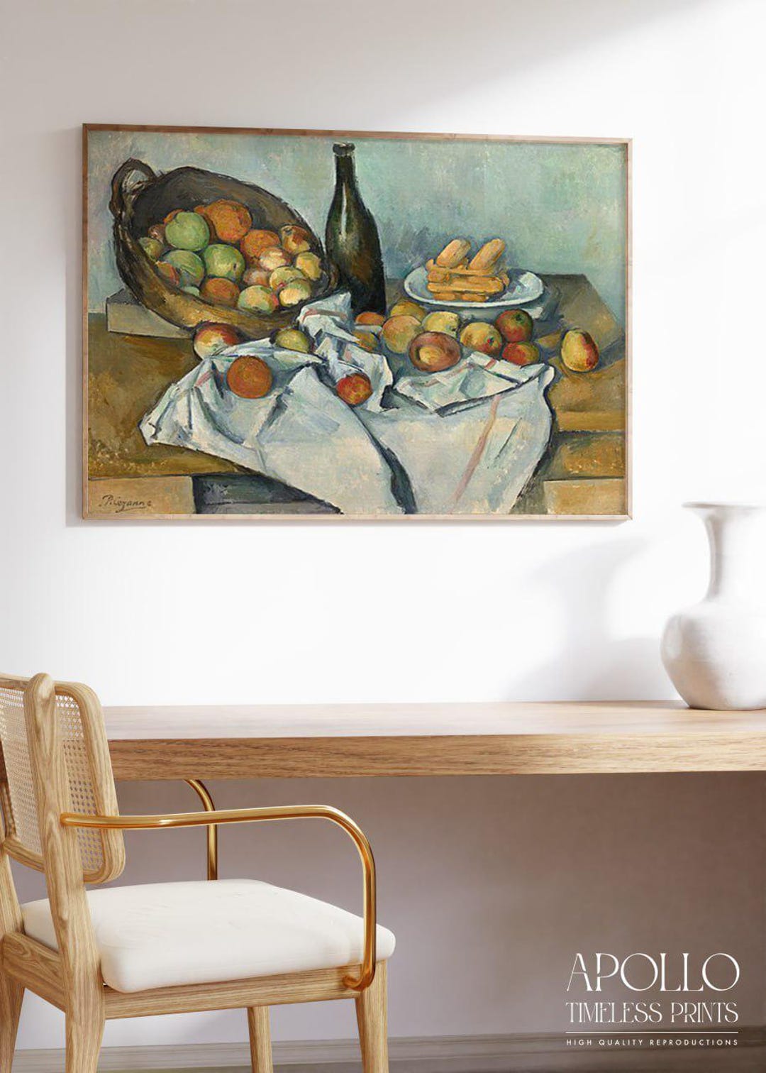 Paul Cezanne the Basket of Apples Still Life Wall Art, Fine Art ...