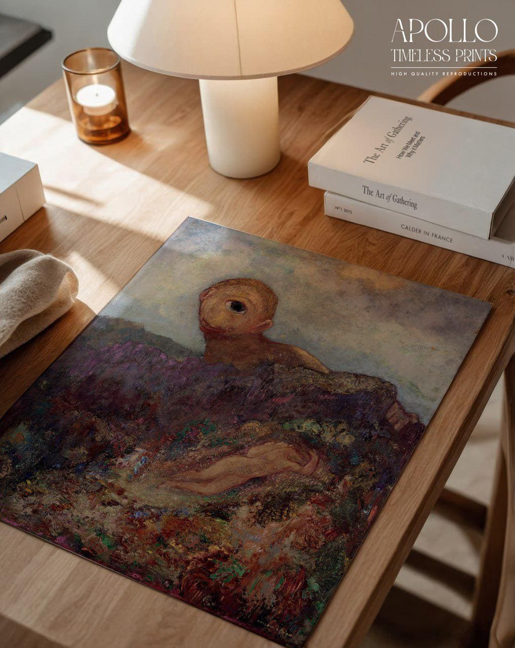 The Cyclops Painting Poster by Odilon Redon, Symbolist Mythology Fine ...
