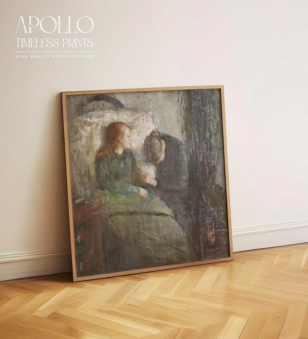 The Sick Child by Edvard Munch Poster, Emotional Symbolist Art Print ...