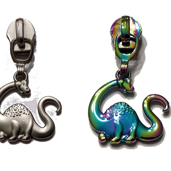 Dinosaur Zipper Pull - Etsy