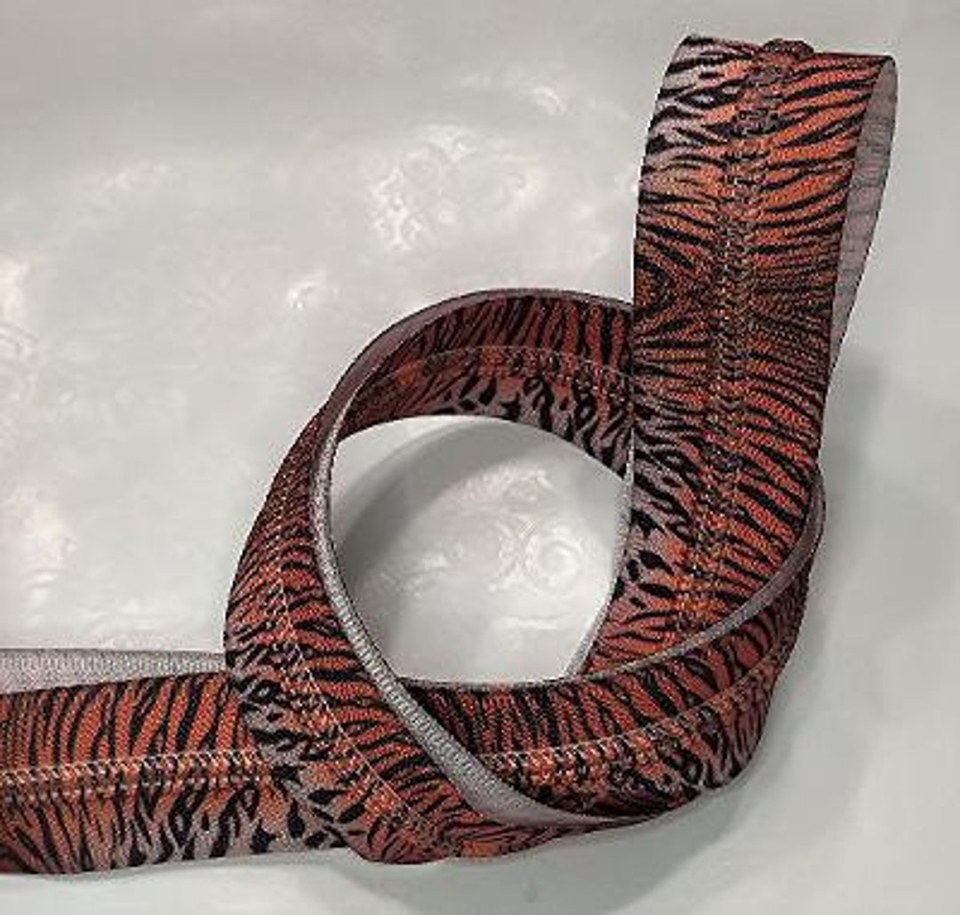Zipper Tape - by the Yard - Tiger Stripes Tape - Teeth Same Color as ...