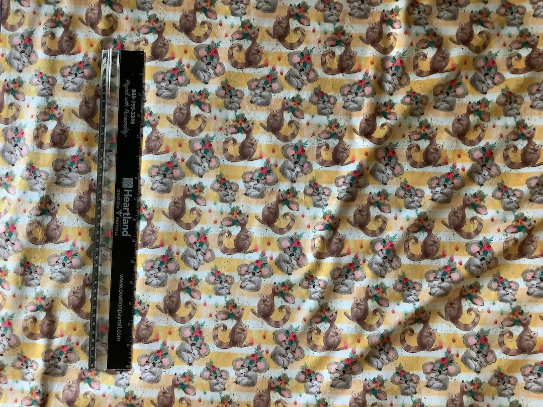 Kangaroos and Koalas - Down Under Animals - Minky - by the Yard - Great ...