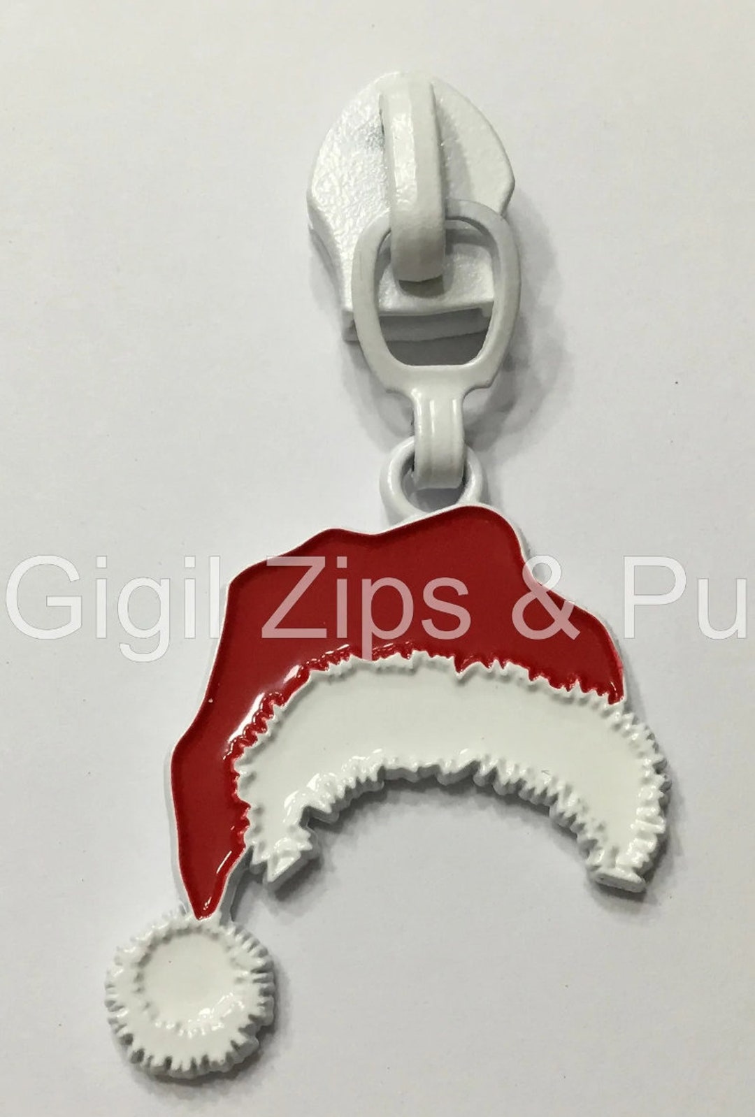 Santa Hat - Red Santa Hat - Size 5 Zipper Pulls - Etsy