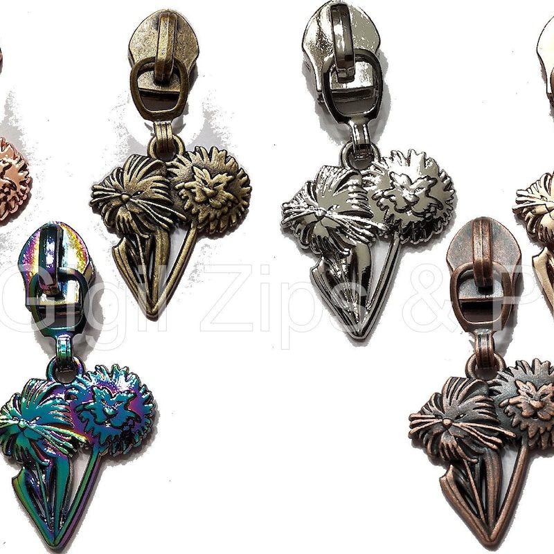 Zipper Flower - Etsy